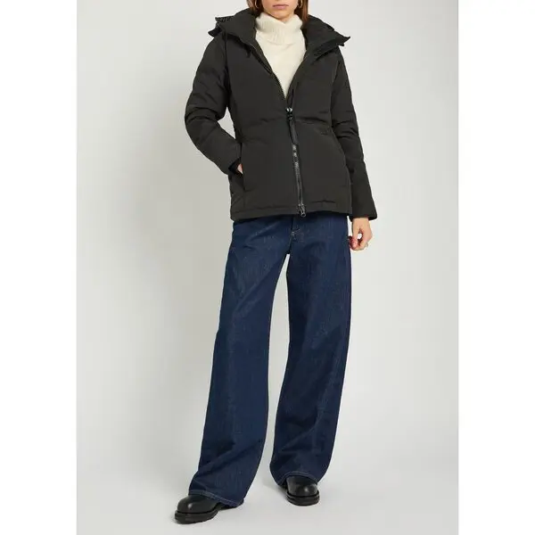 Canada Goose Waisted Hooded Down Coat