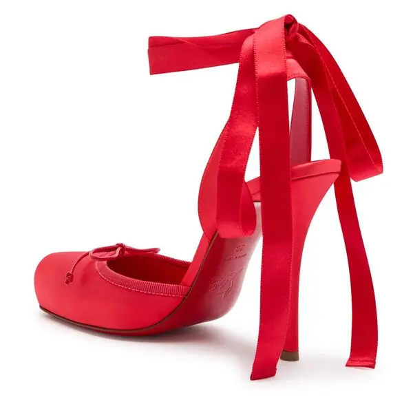 CHRISTIAN LOUBOUTIN Crepe-satin Pumps