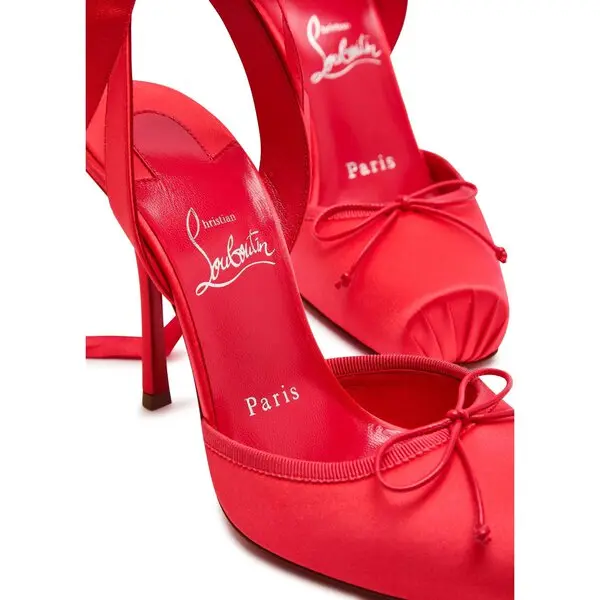 CHRISTIAN LOUBOUTIN Crepe-satin Pumps