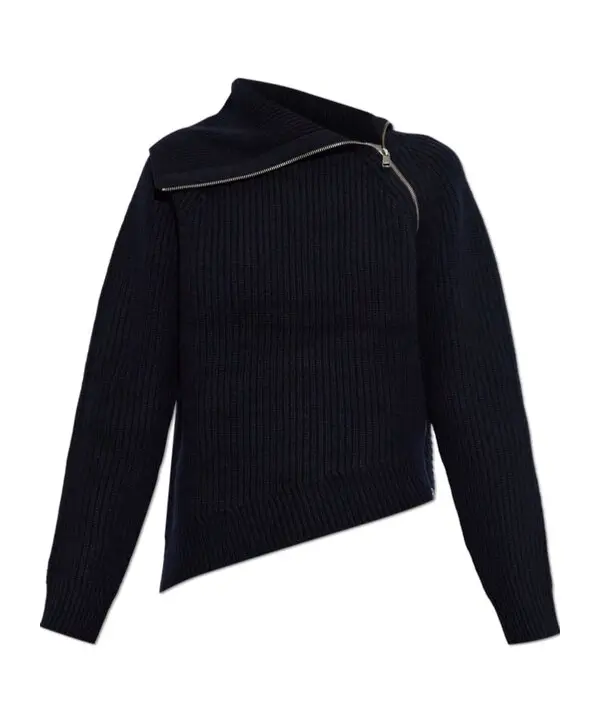 ALLSAINTS Cleo Asymmetric Sweater - Black