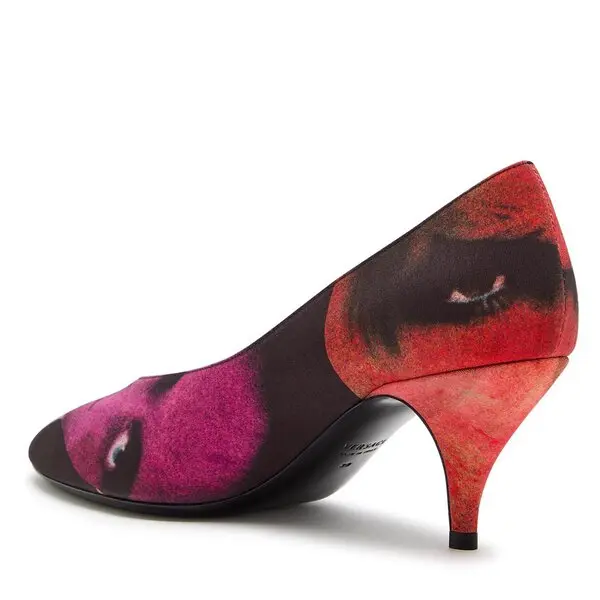 Versace Kitten-heel Court Shoes