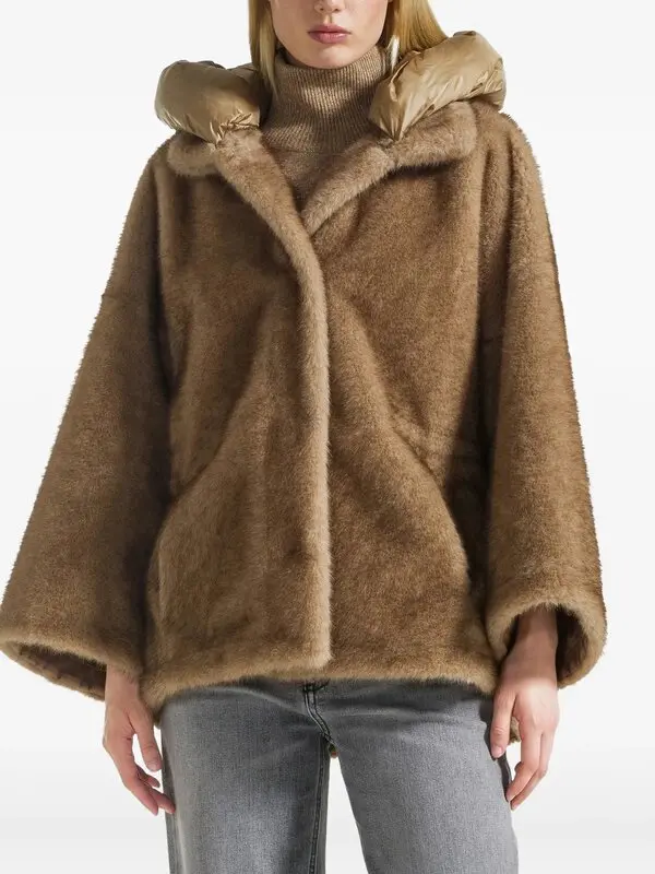 Seventy Reversible Faux Fur Hooded Jacket