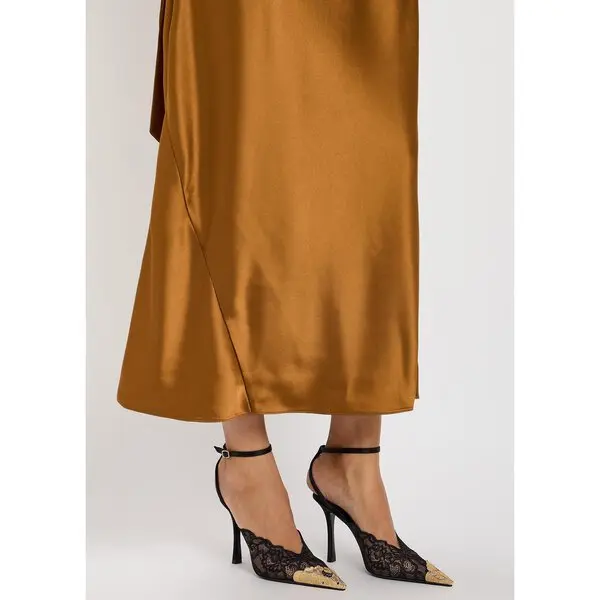 JIMMY CHOO Satin Stiletto Heels