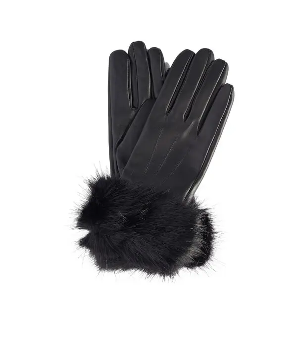 Barbour Trimmed Leather Gloves