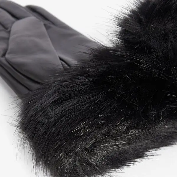 Barbour Trimmed Leather Gloves