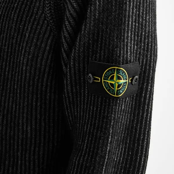 Stone Island Knit Hooded Zip Jacket