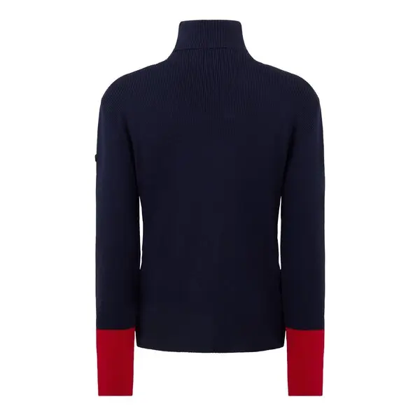 AMI Paris Half-zip Knit Top