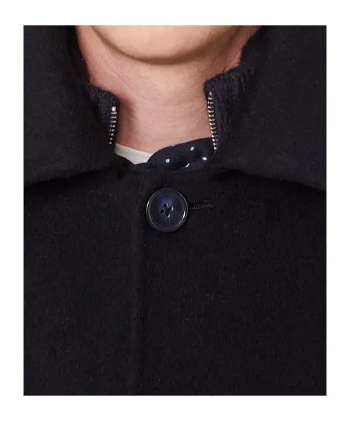 Officine Générale Single-breasted Long Overcoat