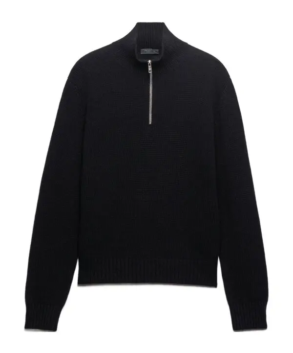 Prada Wool And Cashmere Sweater - Black