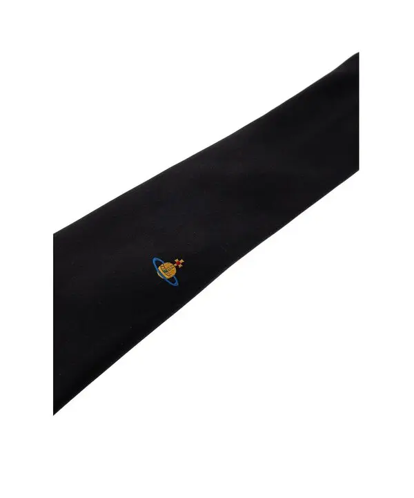 VIVIENNE WESTWOOD Logo-embroidered Tie