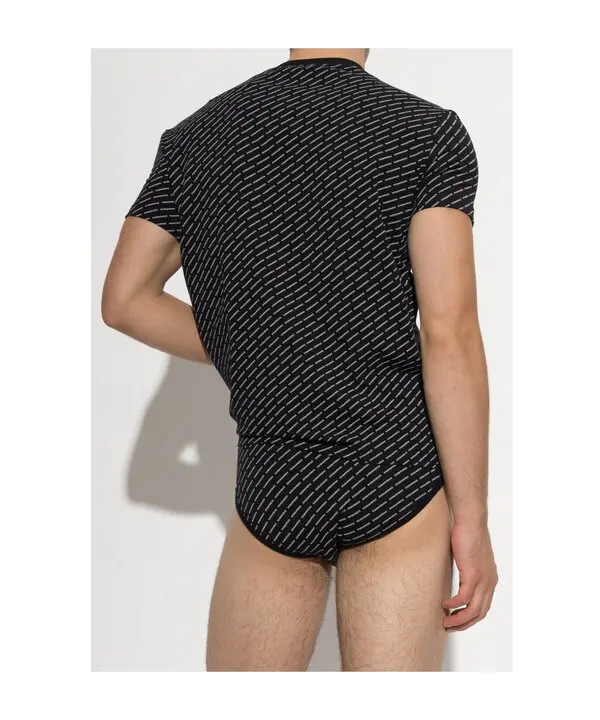 Dsquared2 Two-piece T-shirt And Underwear Set - Black