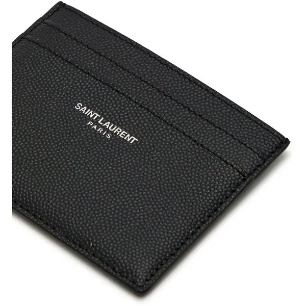 Saint Laurent Leather Card Holder