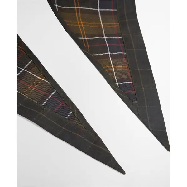 Barbour Plaid Fabric Headscarf