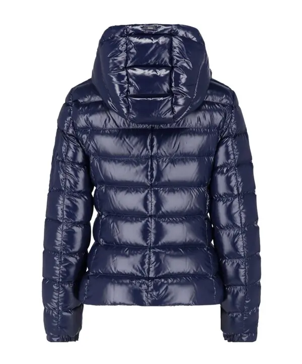 Herno Hooded Short Down Jacket - Blue