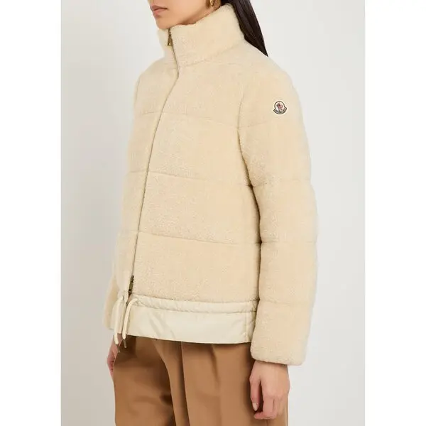 Moncler Teddy Fleece Short Puffer Jacket