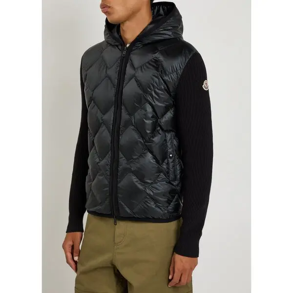 Moncler Hooded Patchwork Jacket