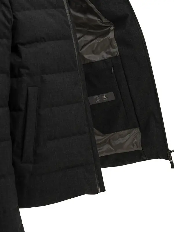 Herno Hooded Flannel Down Jacket