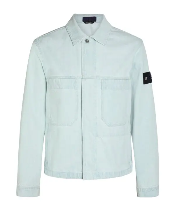 Stone Island Lapelled Workwear Shirt Jacket