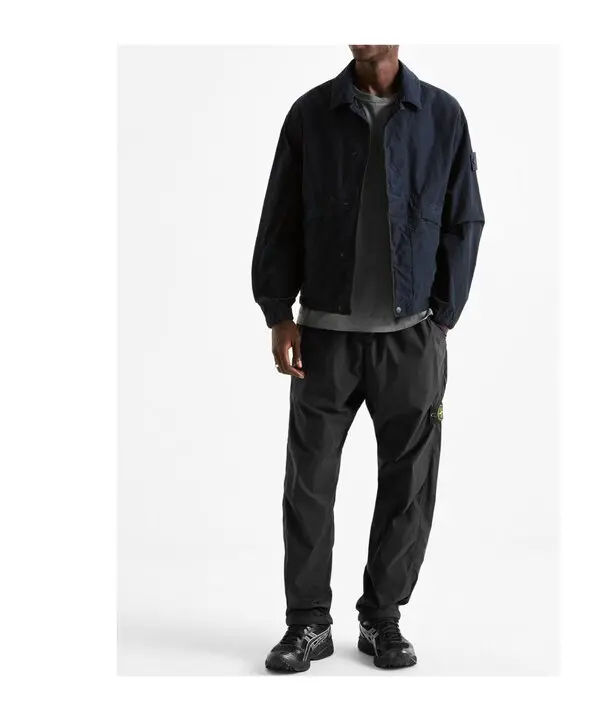 Stone Island Navy Collar Casual Jacket