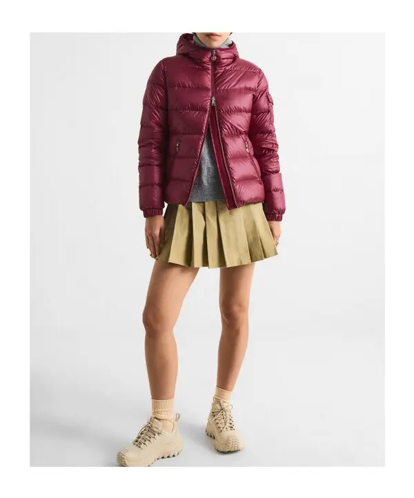 Moncler Short Puffer Jacket - Red