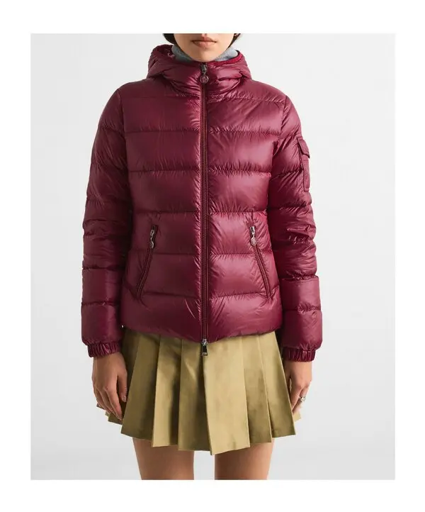 Moncler Short Puffer Jacket - Red