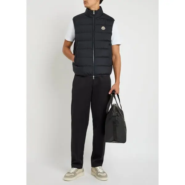 Moncler Stand-collar Quilted Down Vest