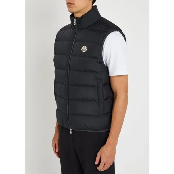 Moncler Stand-collar Quilted Down Vest