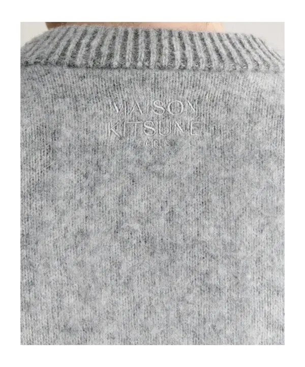 Maison Kitsuné Ombré-effect V-neck Cardigan