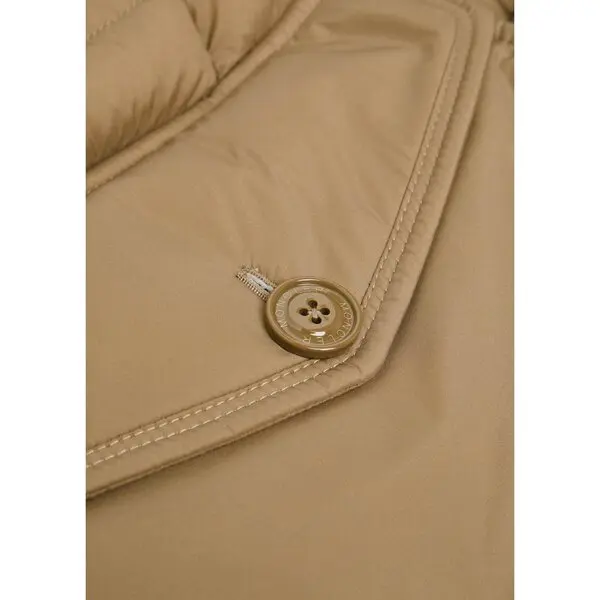 Moncler Hooded Mid-length Down Coat
