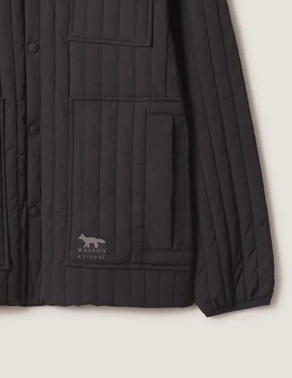 Maison Kitsuné Quilted Snap-front Jacket