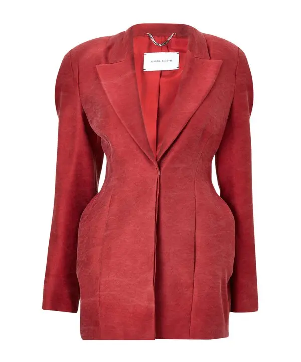 Magda Butrym Tailored Blazer - Red