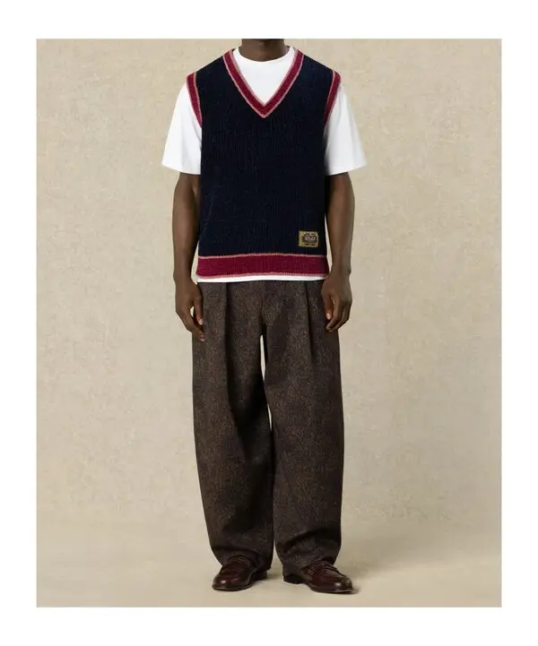 Drole De Monsieur Horse-patch V-neck Vest