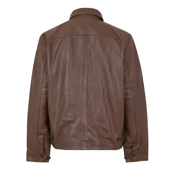 Polo Ralph Lauren Leather Collared Jacket