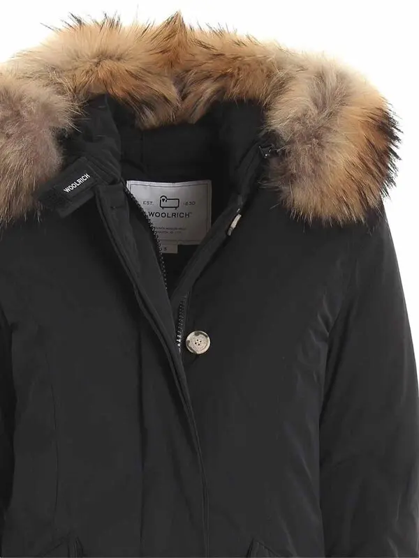 Woolrich Fur Trim Hooded Parka