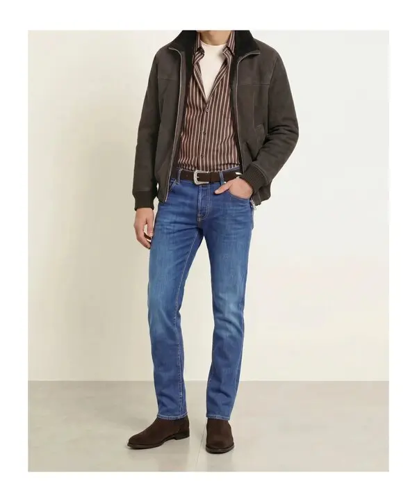 JACOB COHЁN High-waisted Slim-fit Jeans