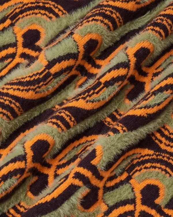 Drole De Monsieur Drôle De Abstract Printed Knitted Cardigan