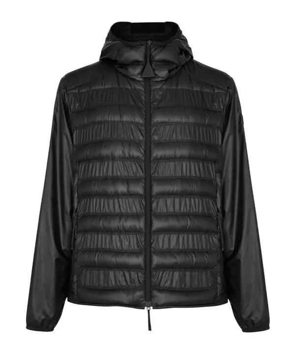 Moncler Waterproof Short Puffer Jacket - Black