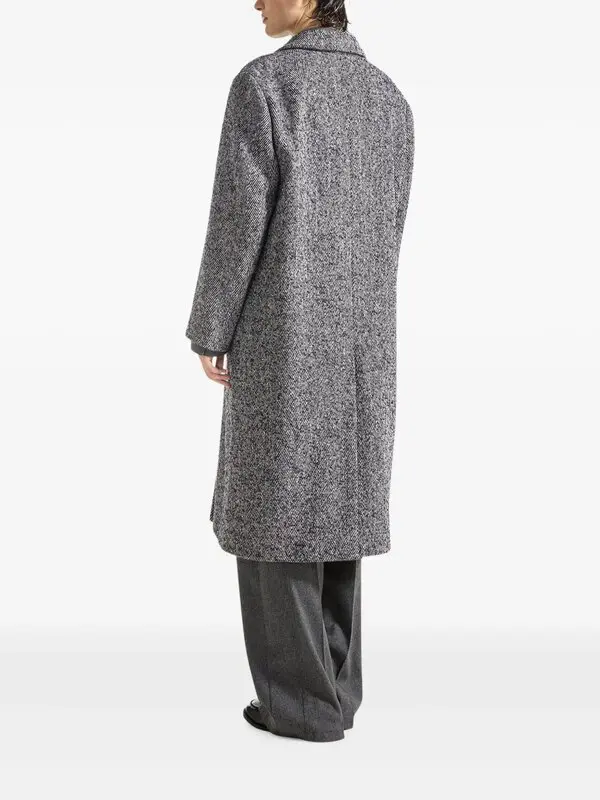 Seventy Herringbone Double-breasted Coat