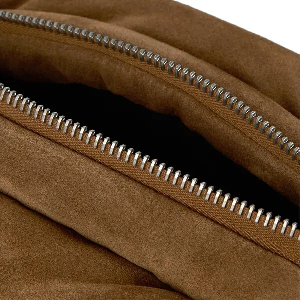Moncler Cotton-padded Handbag - Brown