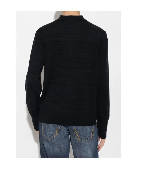 ALLSAINTS Beton Long-sleeve Wool Knit Top