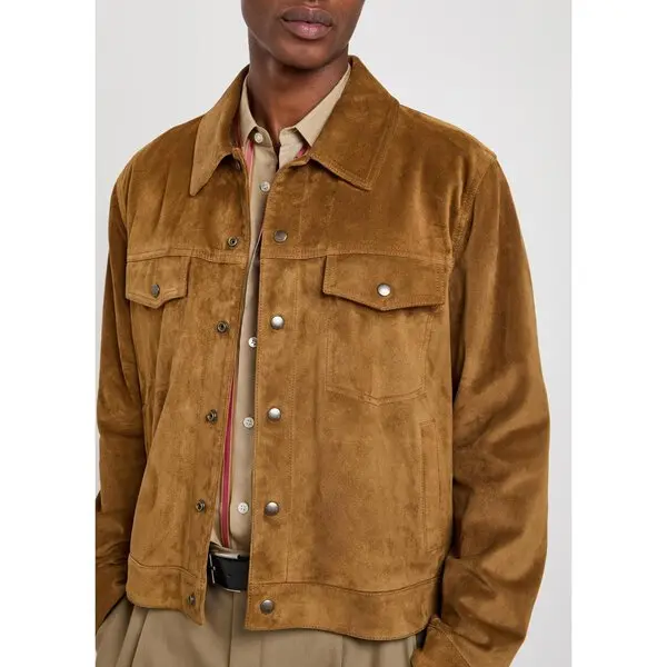 Saint Laurent Oversized-fit Leather Jacket