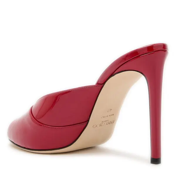JIMMY CHOO Patent Leather Mules