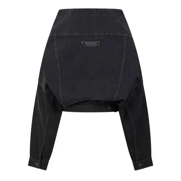 Balenciaga Cropped Denim Jacket