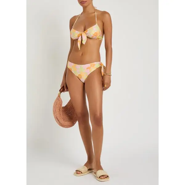Chloé Floral Tie Side Bikini Bottom