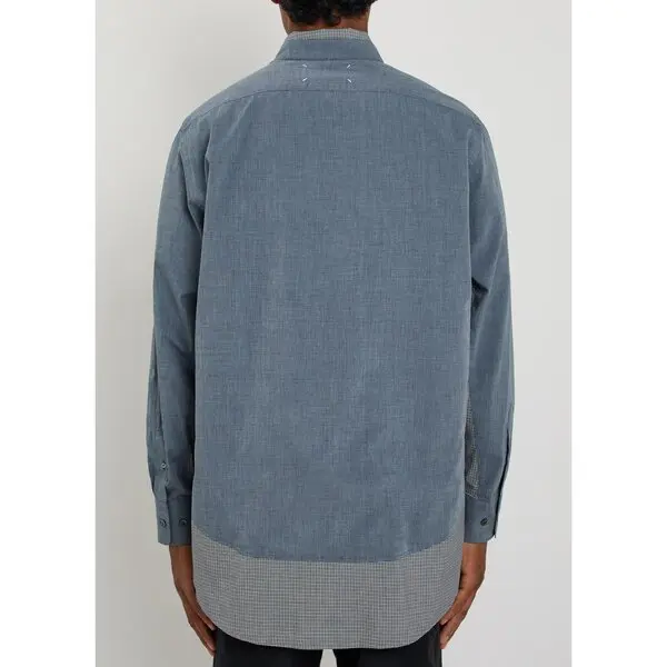 MAISON MARGIELA Checked Cotton-poplin Shirt