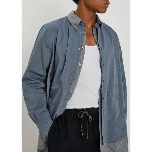MAISON MARGIELA Checked Cotton-poplin Shirt