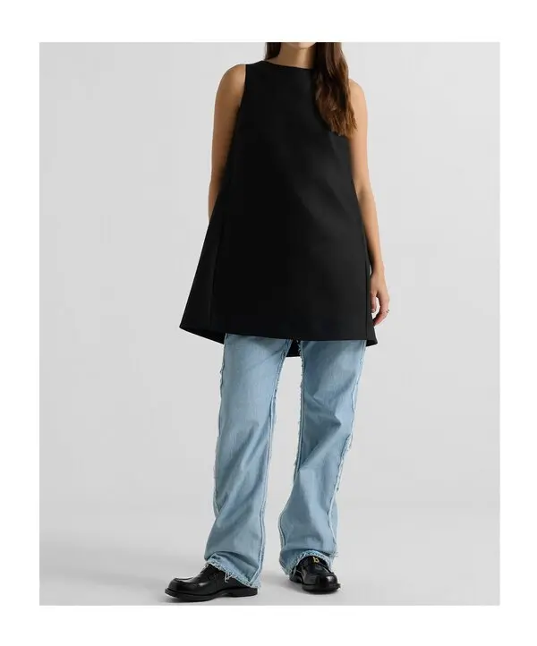 Balenciaga Sleeveless Straight-cut Short Dress