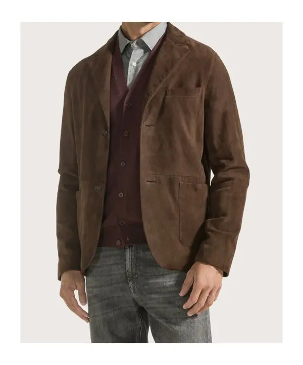 Seventy Suede Two-button Blazer