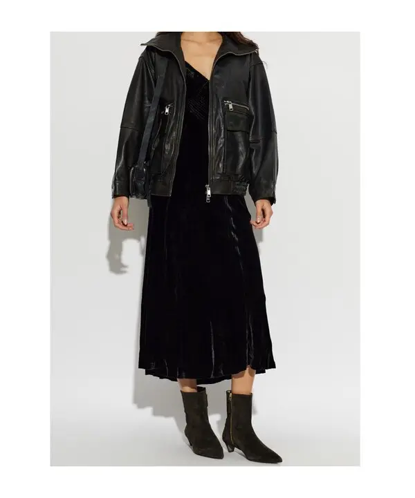 ALLSAINTS Berletta Velvet Dress