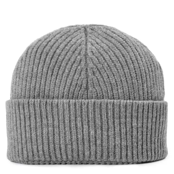 AMI Paris Ribbed Knit Beanie